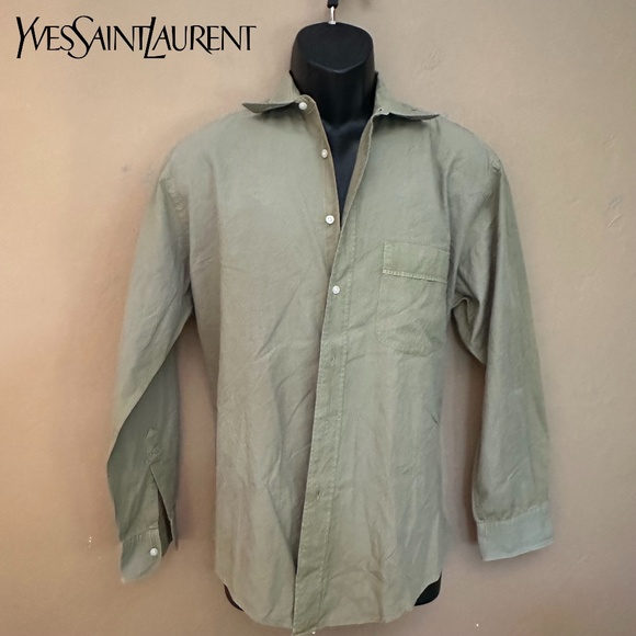 Yves Saint Laurent | Shirts | Yves St Laurent Dress Shirt 55 3233 ...